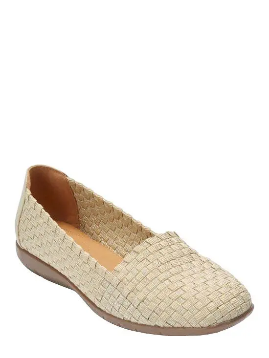 COMFORTVIEW The Bethany Slip-on Flat - Khaki Metallic