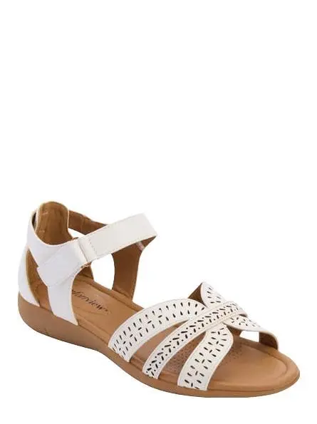 COMFORTVIEW The Christiana Sandal - White