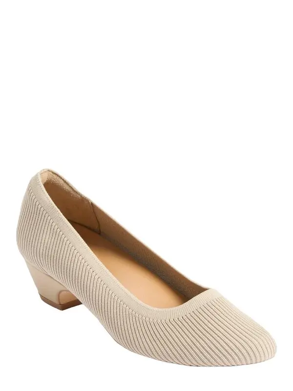 COMFORTVIEW The Briley Slip On Pump - Almond