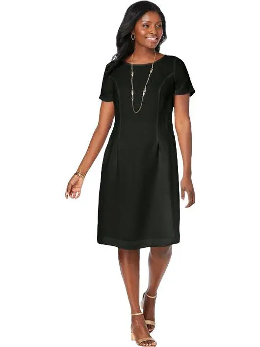 JESSICA LONDON Fit & Flare Dress - Black