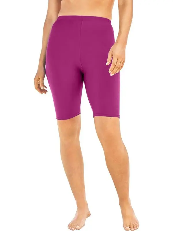 SWIM 365 High-waist Full-coverage Swim Bike Short - Fuchsia