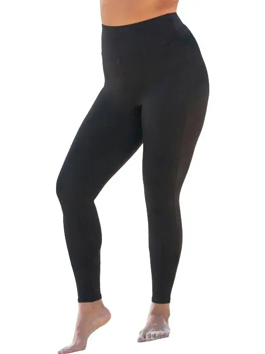 SWIM 365 360° Powermesh High-waist Swim Legging - Black