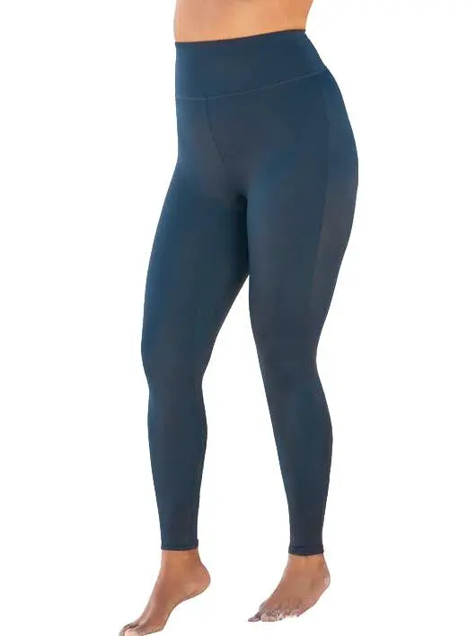 SWIM 365 360° Powermesh High-waist Swim Legging - Navy
