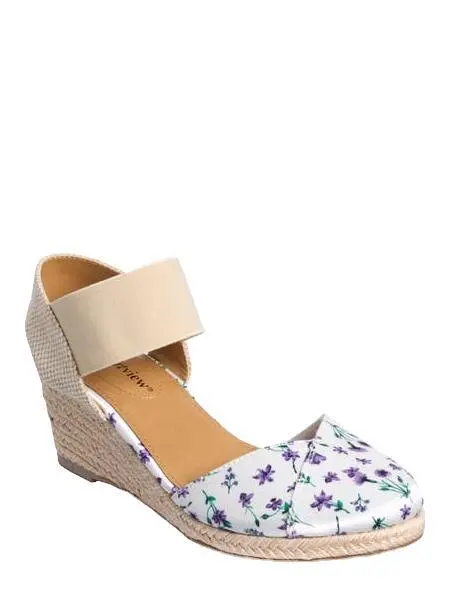 COMFORTVIEW Abra Espadrille - Purple Floral