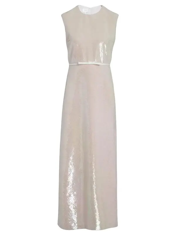 Giambattista Valli Sequin Midi Dress - Neutrals