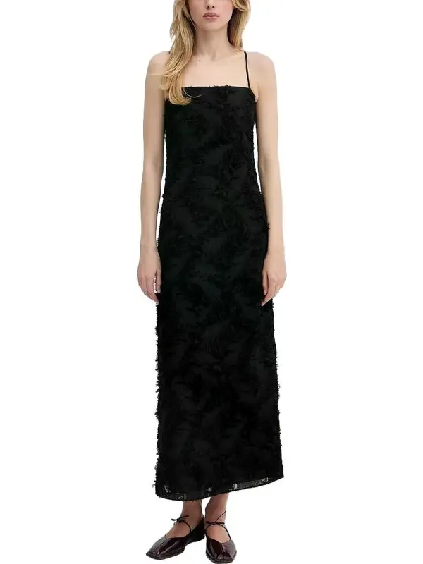 SAMSOE SAMSOE Spaghetti-strap Maxi Dress - Black