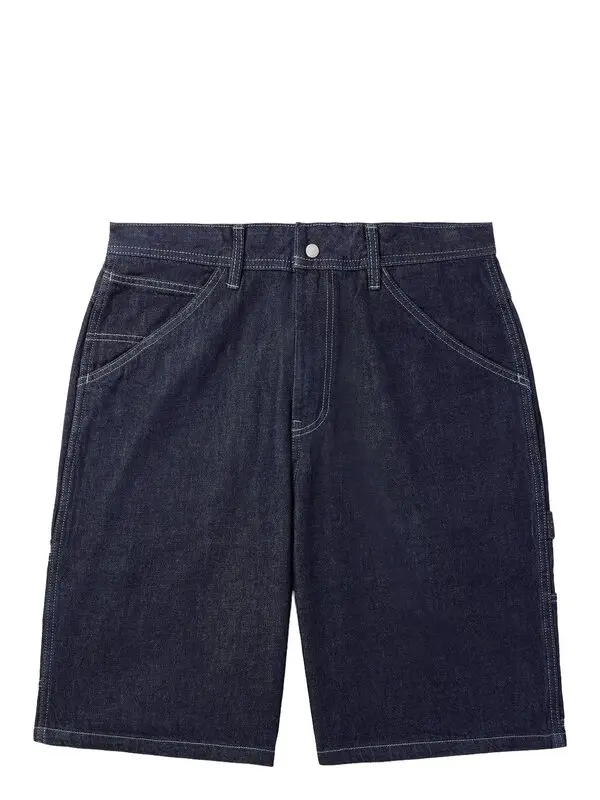 NEIGHBORHOOD Straight-leg Denim Shorts - Blue