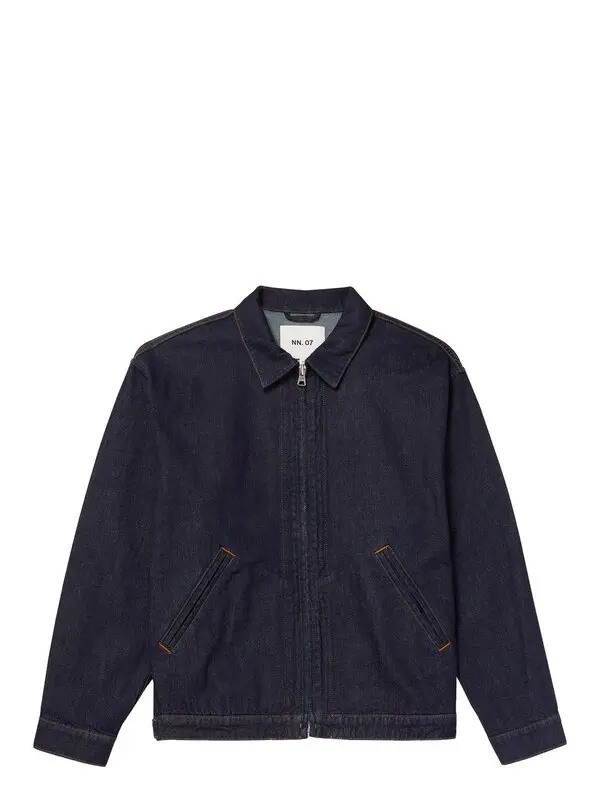 Nn07 Petrus 1843 Organic Denim Jacket - Blue