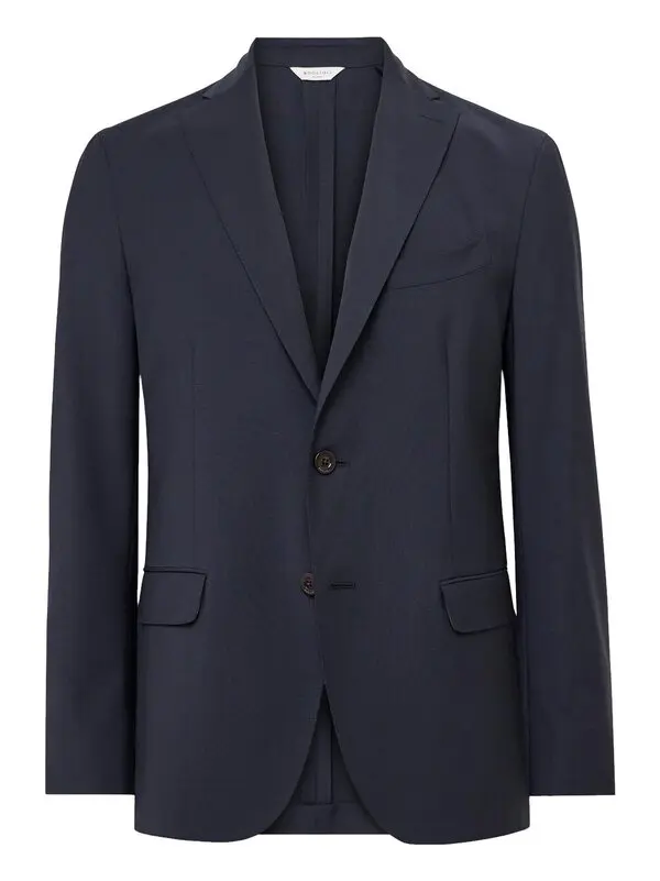 Boglioli K-jacket Wool-blend Suit Jacket - Blue