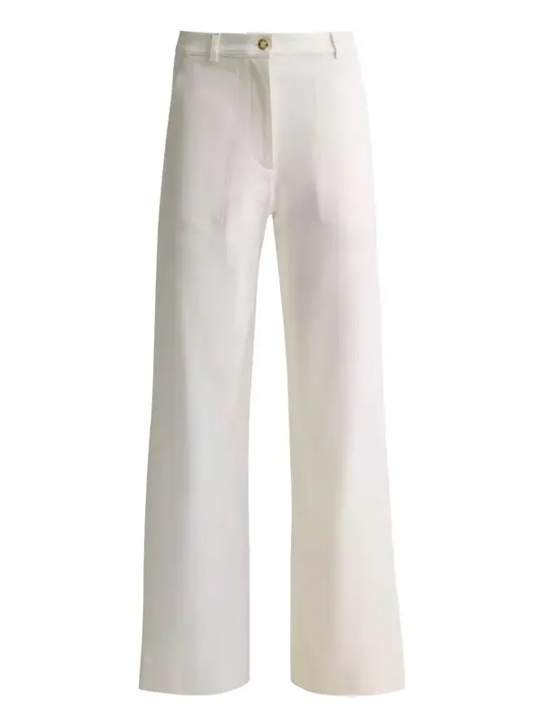 St. John High-waisted Trousers - White