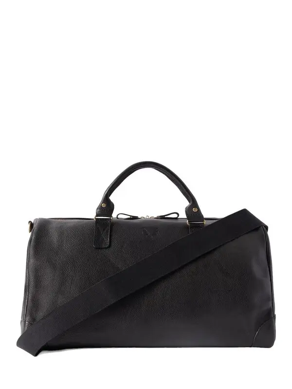 Bennett Winch Commuter Full-grain Leather Holdall - Black