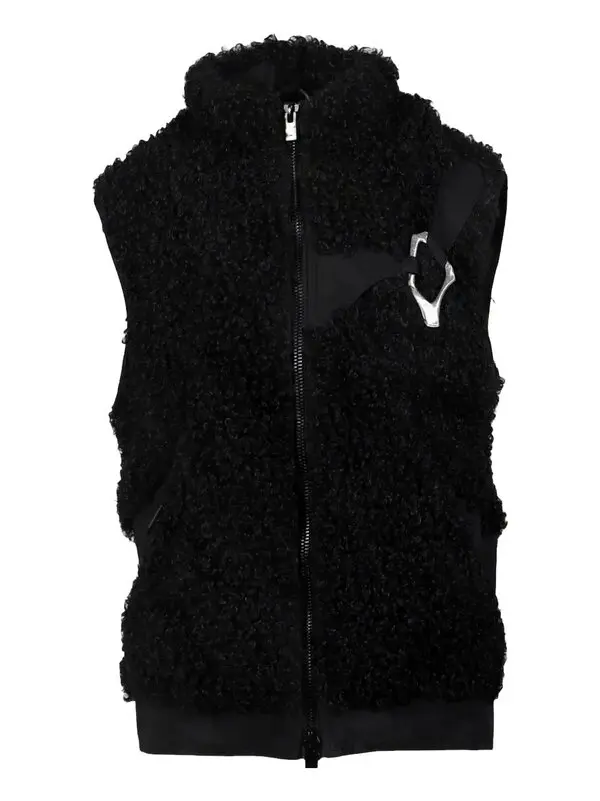 HELIOT EMIL Chiaroscuro Fleece Vest - Black