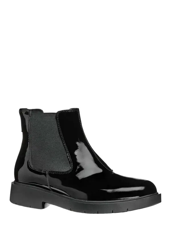 Geox Leather Chelsea Boots - Black