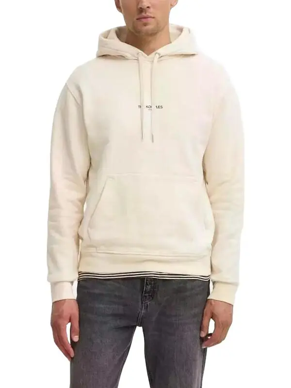 The Kooples Logo-print Hoodie - Neutrals
