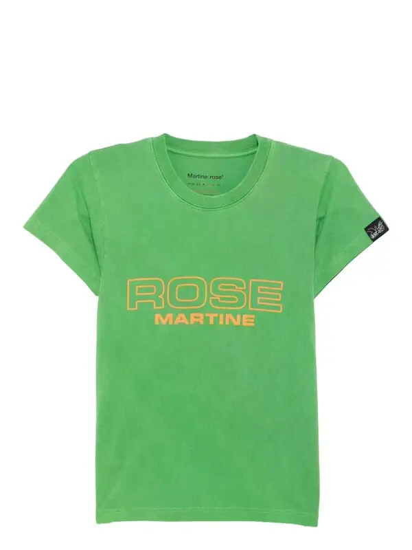 Martine Rose Shrunken T-shirt - Green