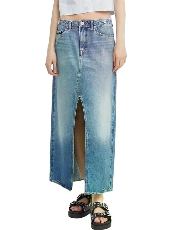 Tiger Of Sweden Tillis Denim Maxi Skirt - Blue