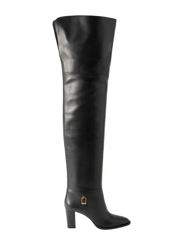 Saint Laurent Julia Over-the-knee Boots - Black