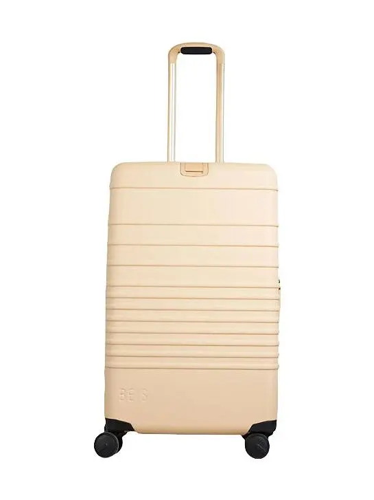 BEIS The Medium Check-in Roller 4-wheel Expandable Suitcase - Beige