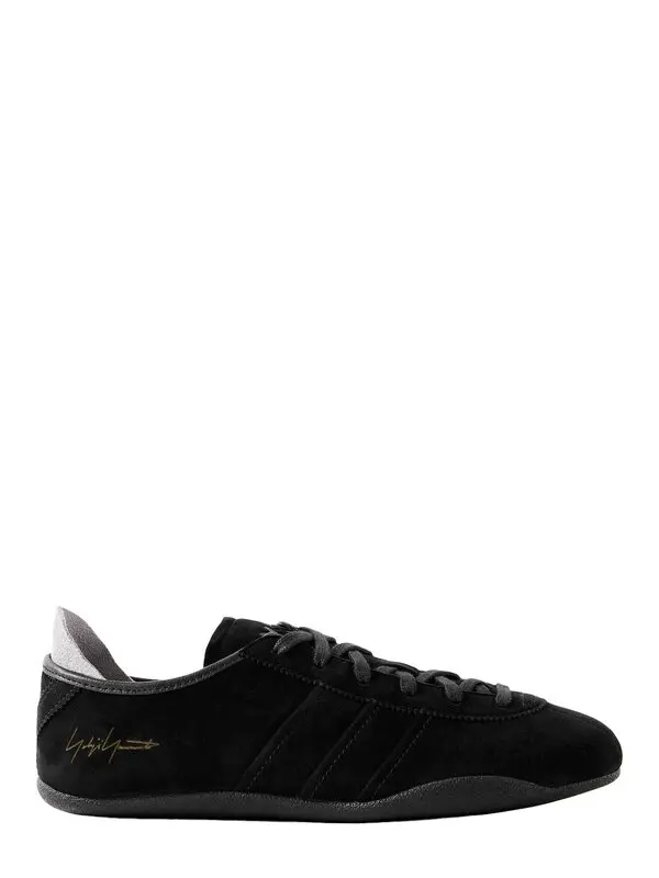 Adidas Originals By Alexander Wang Y-3 Suede Sneakers - Black