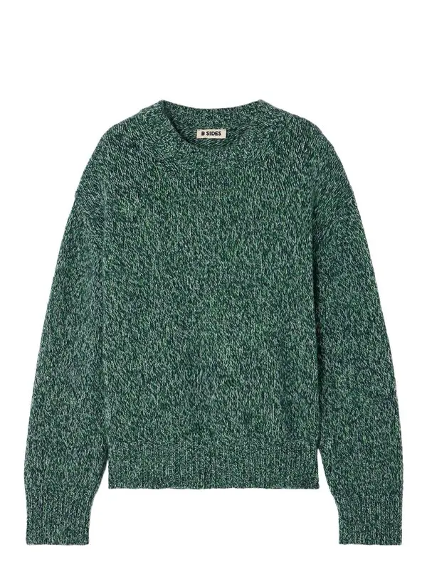 B Sides Wool Sweater - Green