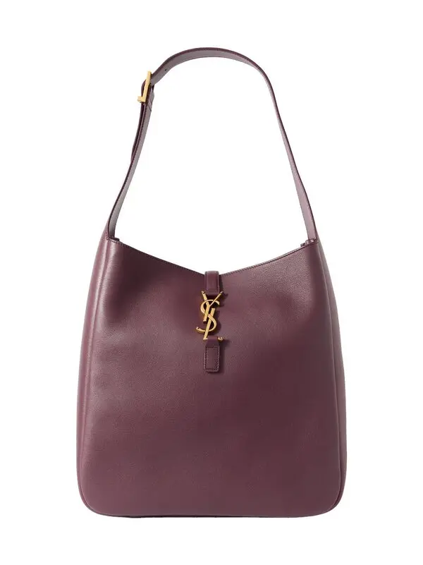 Saint Laurent Le 5 À 7 Large Shoulder Bag - Burgundy