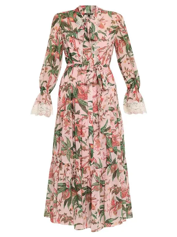 Kobi Halperin Payne Floral-print Maxi Dress - Peony Multi