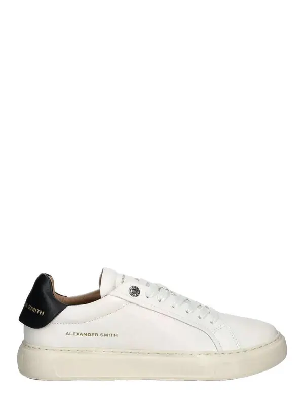 ALEXANDER SMITH Leather-panelled Sneakers - Wbk