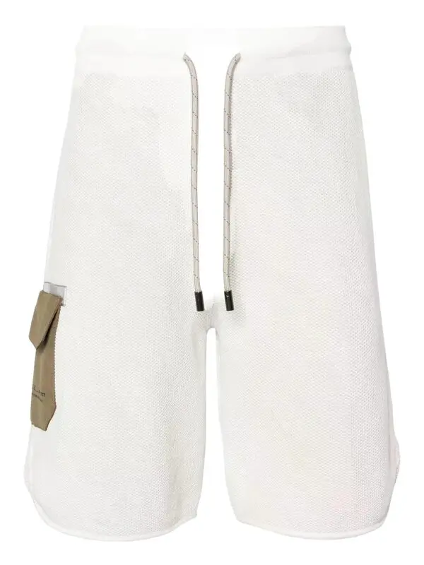 Sease 3d-knit Track Shorts - White