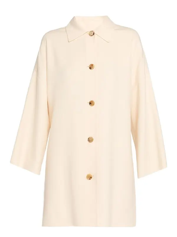 Loro Piana Anthony Single-breasted Coat - Cream