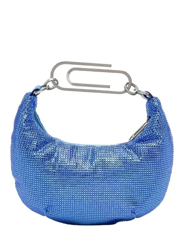 Off-White Studded Shoulder Bag - Blue
