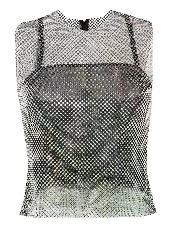 Philosophy Di Lorenzo Serafini Rhinestone-embellished Top - Black