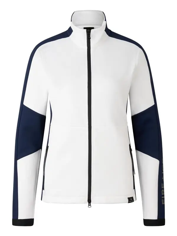 Bogner Inge Mid-layer Jacket - White/navy Blue