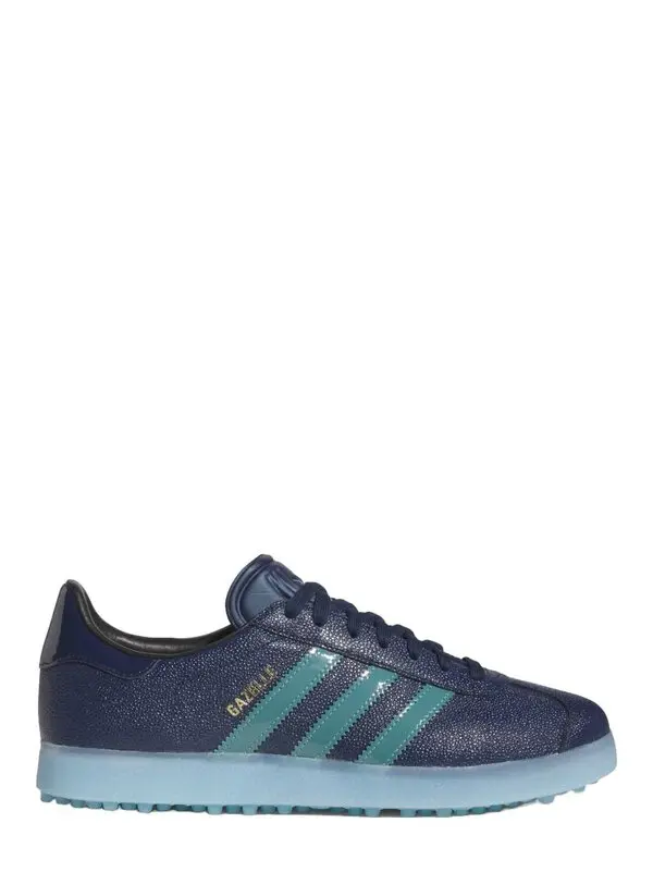 Adidas Gazelle Lux Spikeless Golf Shoes - Night Indigo / Preloved Teal / Clear Sky