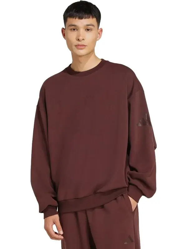 Adidas Soft Lux Sweatshirt - Shadow Brown