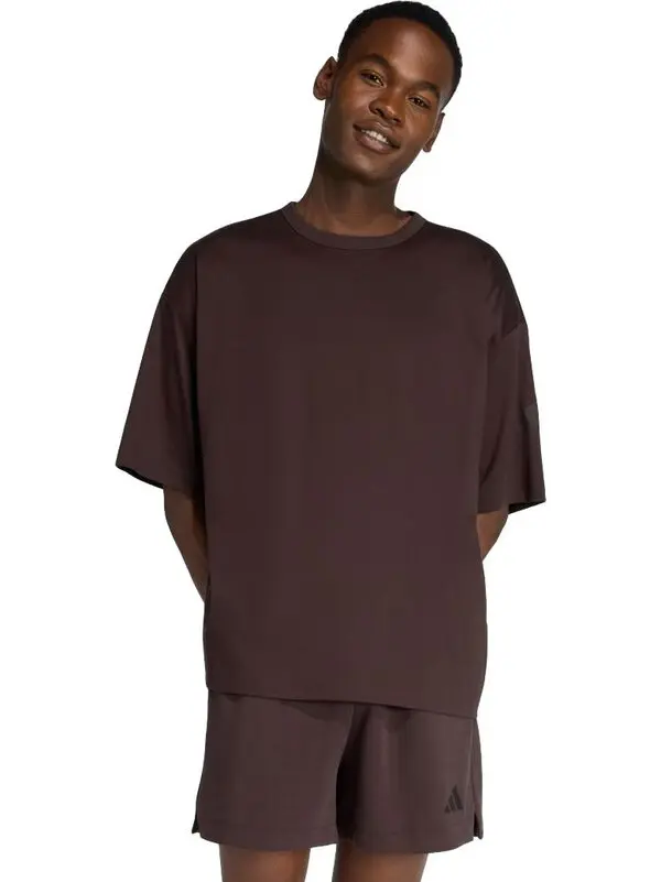 Adidas Soft Lux Tee - Shadow Brown