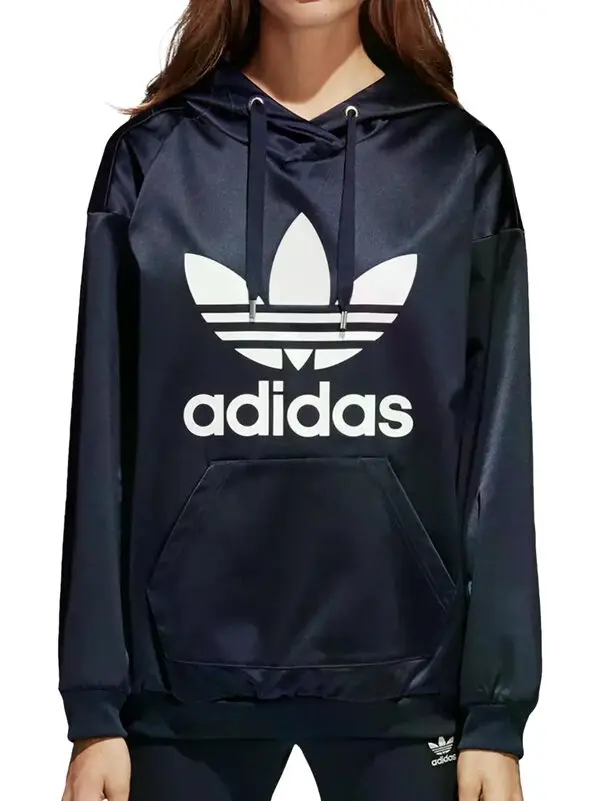 Adidas Stadium Trefoil Hoodie - Blue