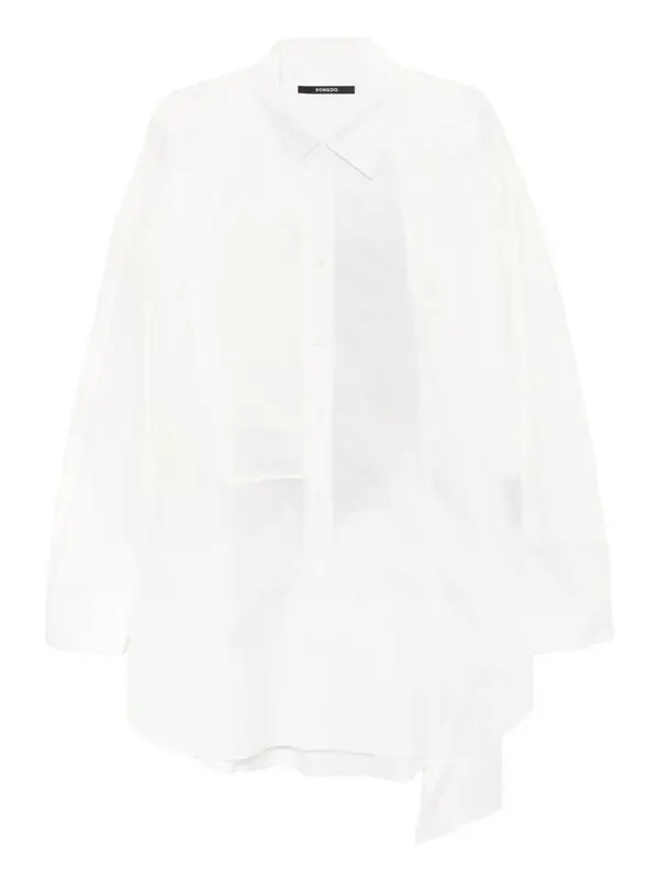SONGZIO Asymmetric Shirt - White