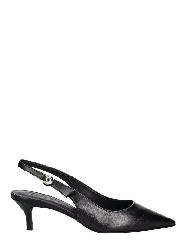 Furla Slingback Pointed-toe Heeled Pumps - Black