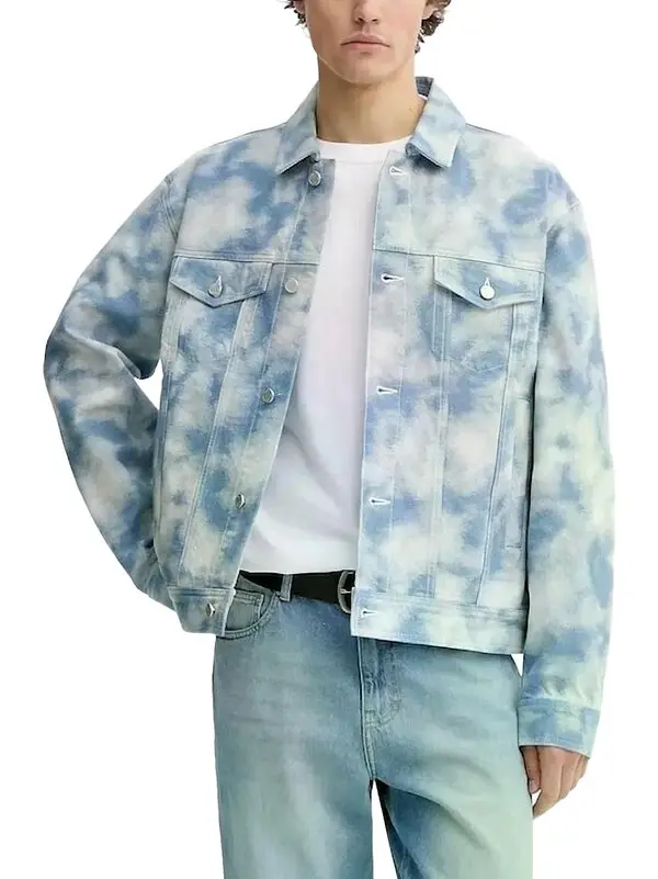 LES DEUX Rally Cloud Denim Jacket - Blue