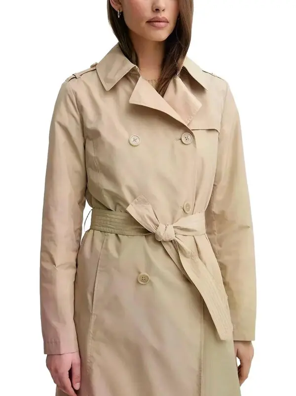JOOP! Double-breasted Belted Trench Coat - Neutrals