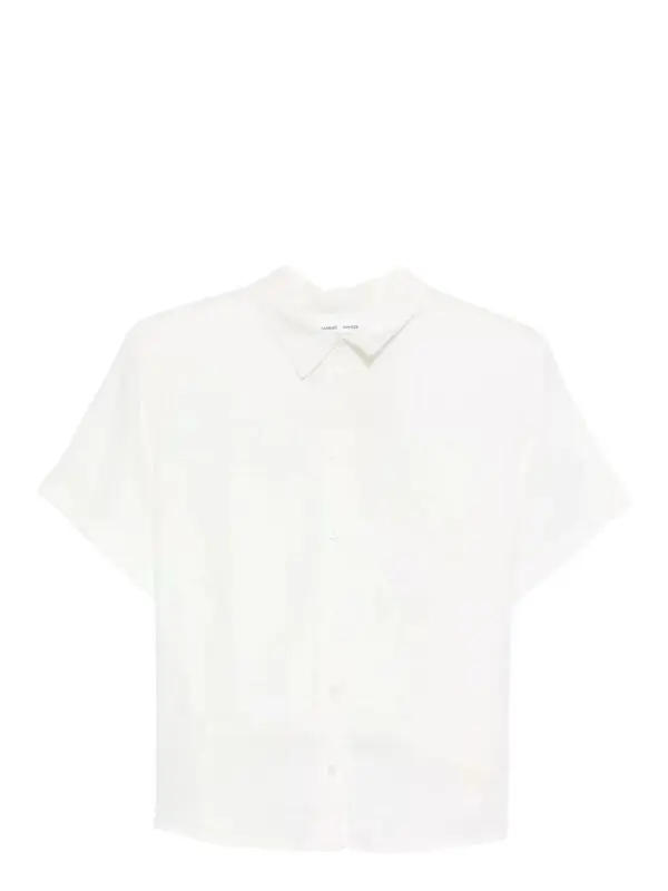 SAMSOE SAMSOE Short-sleeve Shirt - White