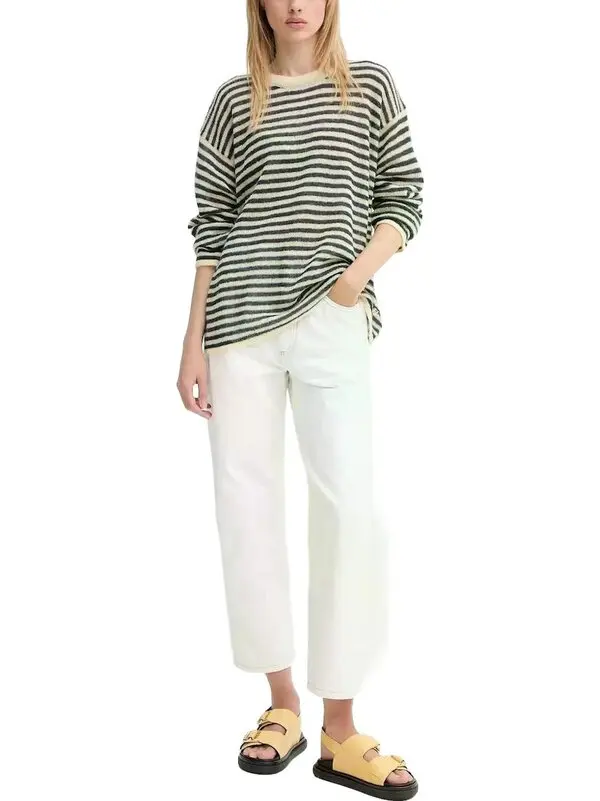 Sunnei Striped Sweater - Neutrals