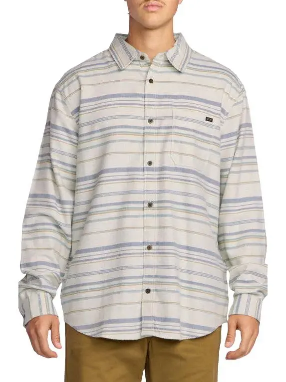 BILLABONG Coastline Cotton Flannel Button-up Shirt - Chinos