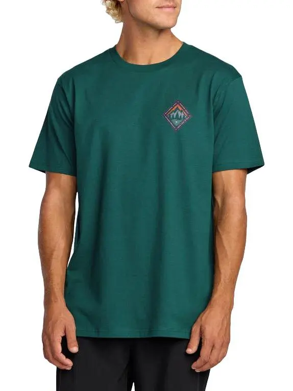 BILLABONG Rockies A/div Short Sleeve Graphic T-shirt - Spruce Green
