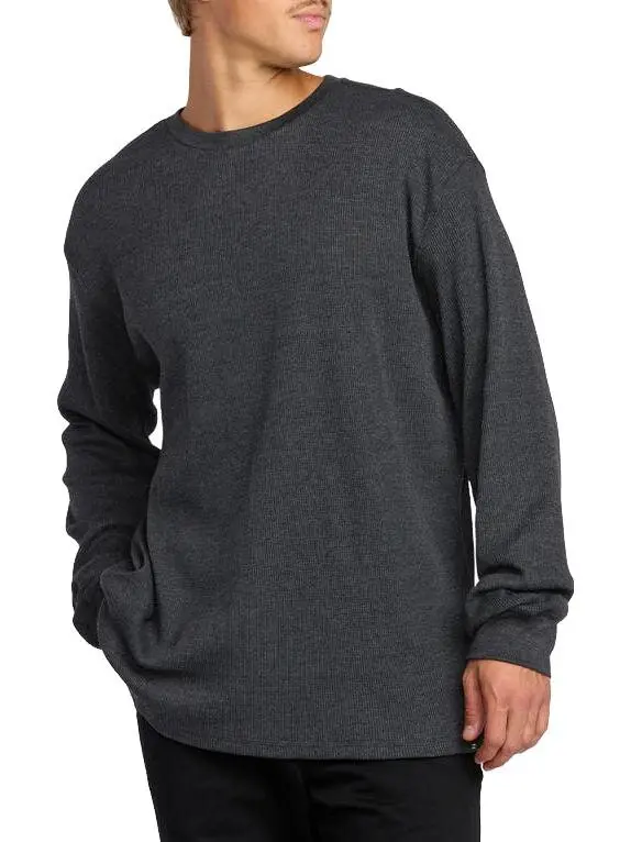 BILLABONG Essential Thermal Long Sleeve T-shirt - Black Heather