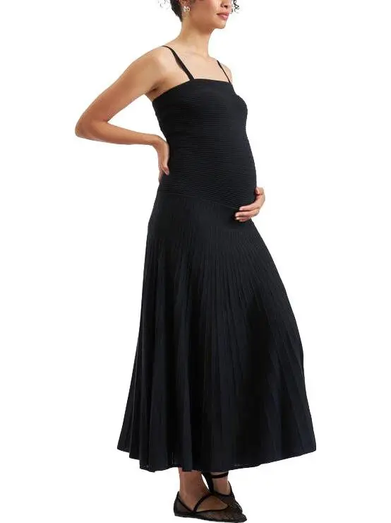 RIPE MATERNITY Faith Knit Dress - Black