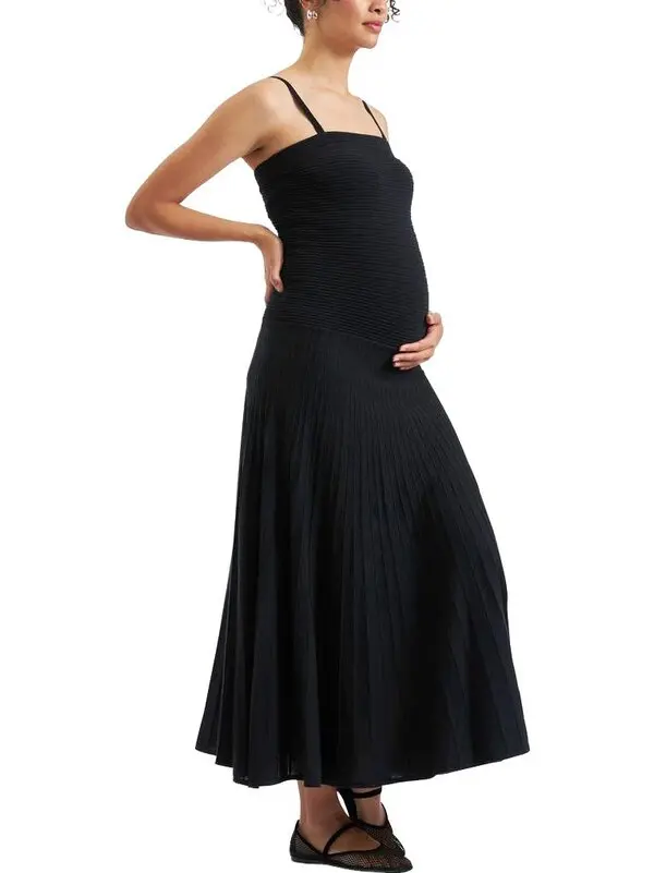 RIPE MATERNITY Faith Knit Dress - Black