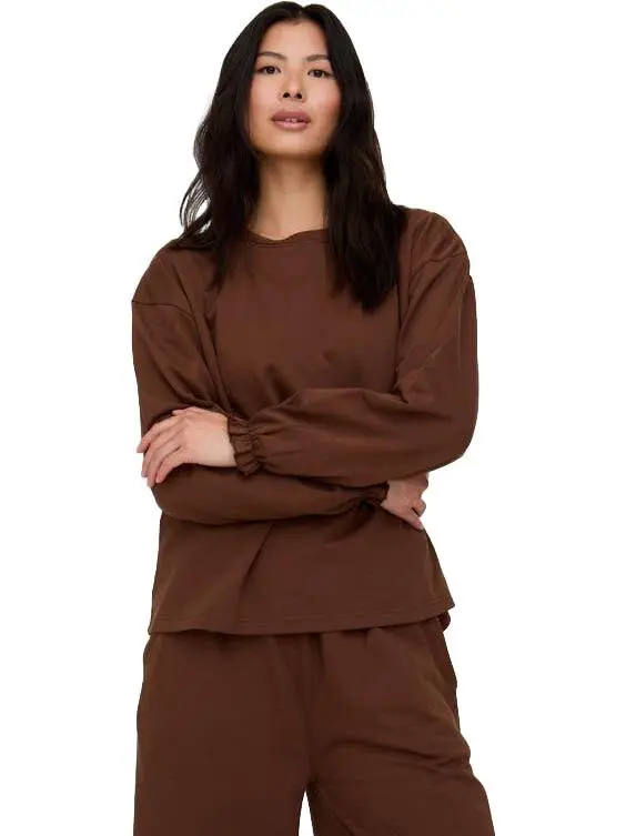 TURTLEDOVE LONDON Organic Cotton Ivy Sweatshirt - Light Brown