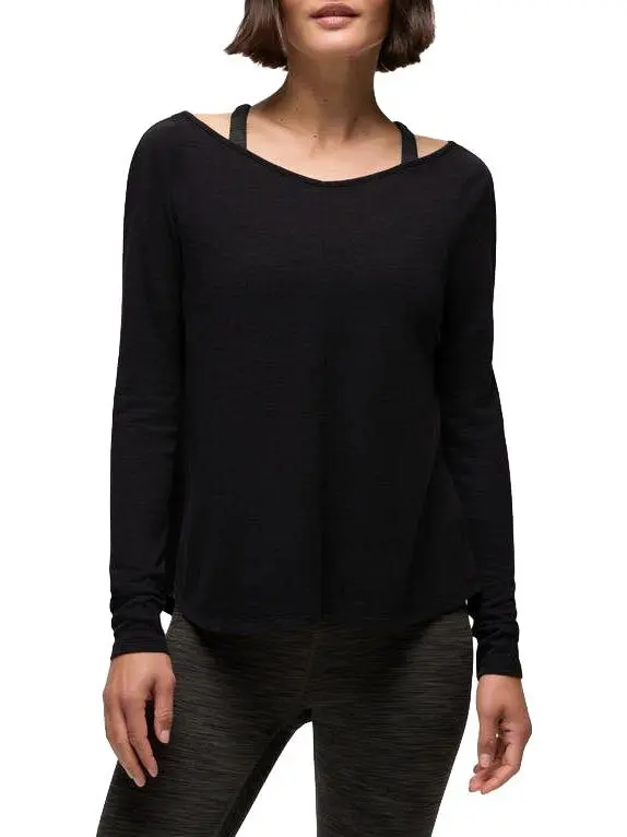 Prana Long Sleeve T-shirt - Black
