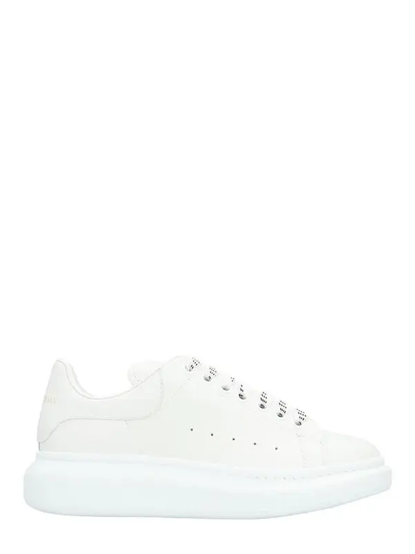 Alexander McQueen Leather Chunky Sneakers - White